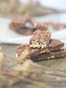 Schoko-Hirse Riegel I selbstgemachte Schokoriegel - Nia Latea