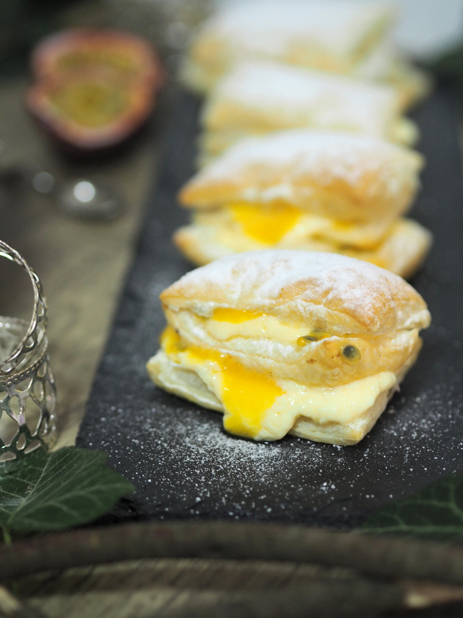 Mango Napoleons I schnelles Schicht-Dessert - Nia Latea