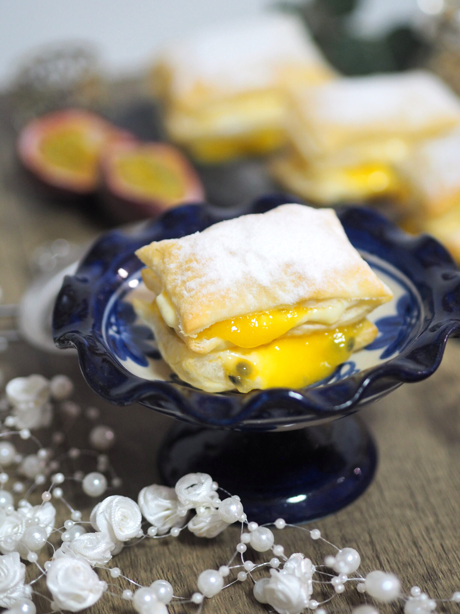 Mango Napoleons I schnelles Schicht-Dessert - Nia Latea