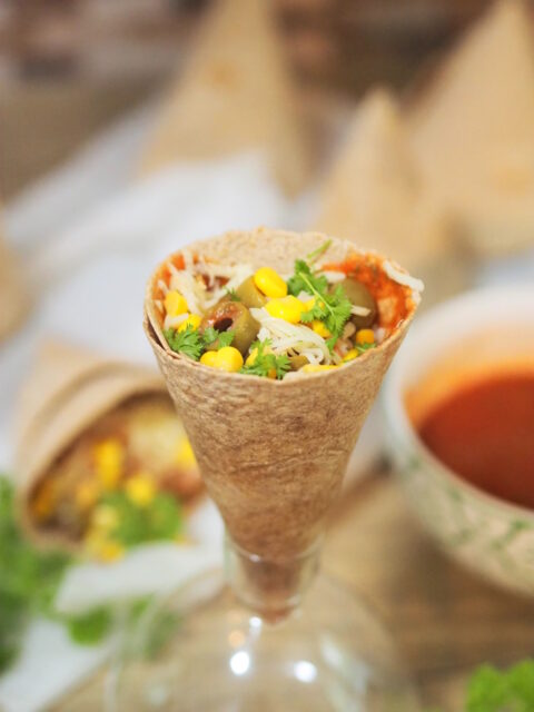 Pizza Wrap-Cones I Blitzvariante mit Wraps - Nia Latea