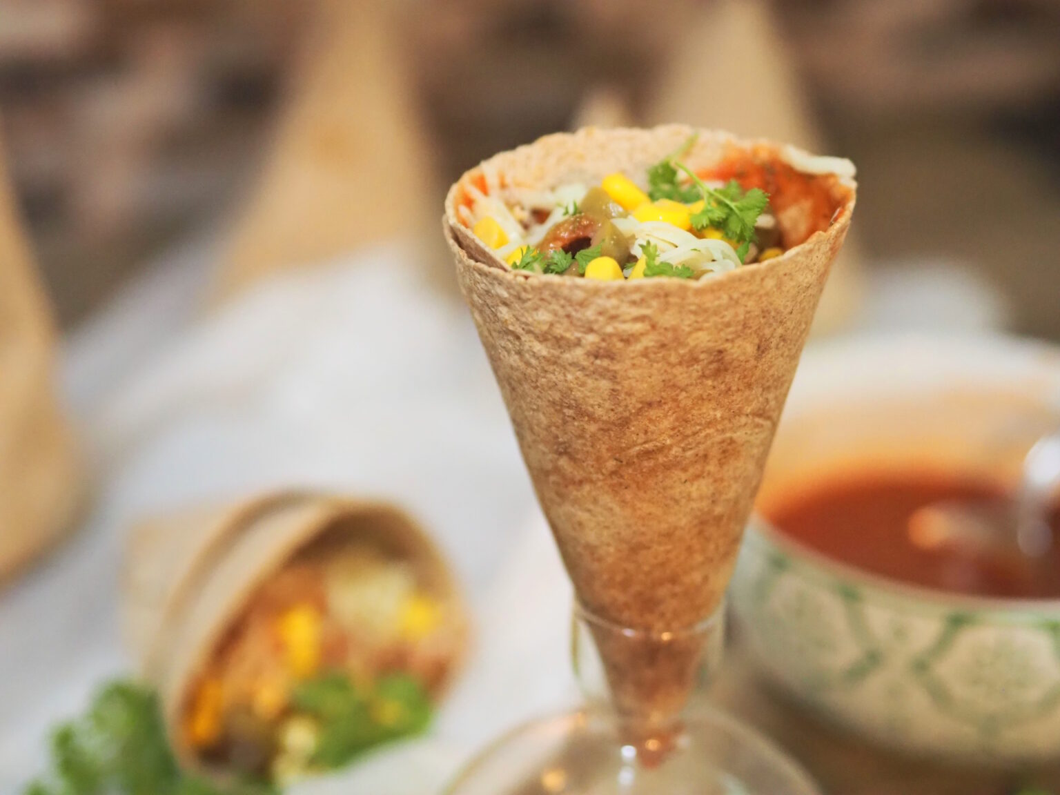 Pizza Wrap-Cones I Blitzvariante mit Wraps - Nia Latea